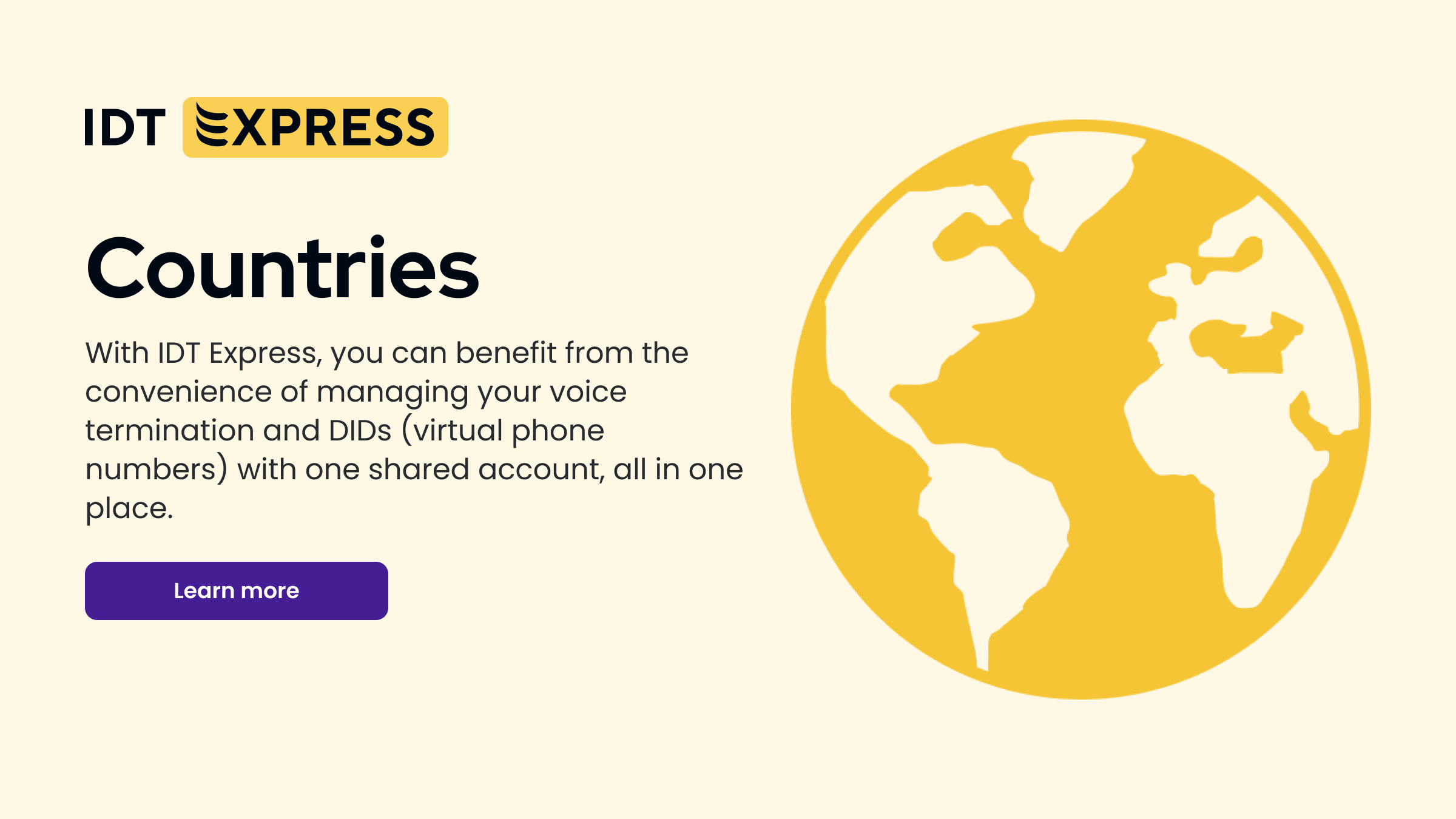 Voice Termination and DIDs in India - IDT Express