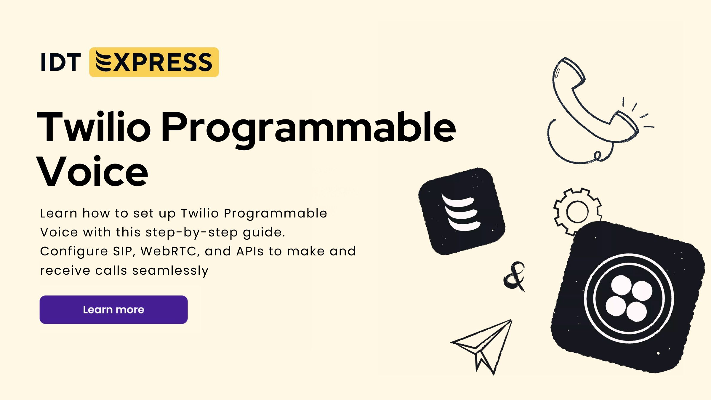 Configuration de la voix programmable Twilio - IDT Express